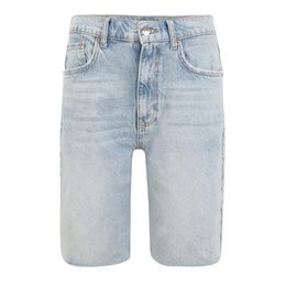 Gina Tricot Shorts Damen Gr&ouml;&szlig;e 27/28 blue denim / karamell