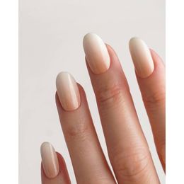 Doonails UV Gel Nagelfolien, Gel Strips Nude Glitter Babyboomer