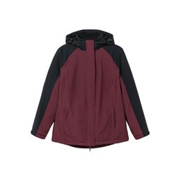 sheego Jacke Damen Gr&ouml;&szlig;e 6XL bordeaux / schwarz