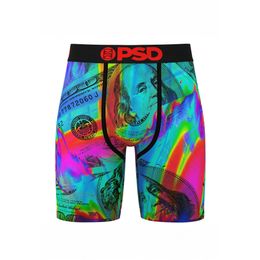 PSD Boxershorts 'Thermal Signs' Herren Gr&ouml;&szlig;e S gelb / jade / orange / rot