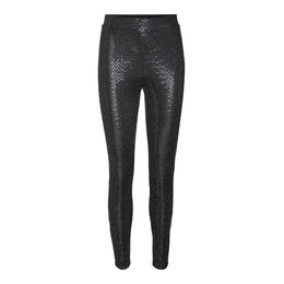 V&eacute;ro Moda Vero Moda Hose 'KALLA' Damen Gr&ouml;&szlig;e 34 schwarz / silber