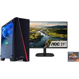 Captiva Gaming-PC-Komplettsystem "Advanced Gaming R85-979 TFT Bundle", Microsoft Windows 11 Home (64 Bit), 32 GB RAM 1.000 GB SSD, schwarz,