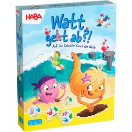 Haba Kinder Spiel "Watt geht ab?"bunt, Holz, Papier, Pappe, Spiele