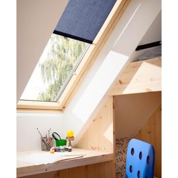 Velux Dachfensterrollo "mit Haltekrallen RHL FK00/CK00/MK00/SK00 9050", 606 608 610 S06 S08 S10 SK06 SK08 SK10, blau, Rollos, Lichtregulierung und