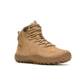 Merrell Damen Barfu&szlig;schuh "WRAPT MID WP", Gr. 40,5tobacco, Leder, Schuhe
