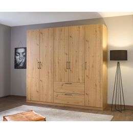 Dreht&uuml;renschrank OTTO HOME, B:226cm H:210cm T:54cm, braun, Holzwerkstoff, Schr&auml;nke, "Kleiderschrank Schrank Garderobe W&auml;scheschrank CHALLENGER",