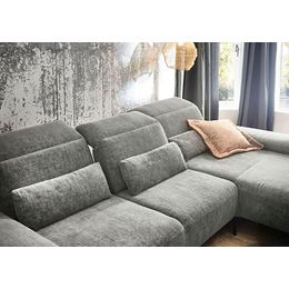 Dekokissen Home Affaire, B:65cm H:10cm L:25cmgr&uuml;n, unifarben, Chenille, Dekokissen_Sitzkissen_Kissenh&uuml;llen, "Liora, Nierenkissen medium, Breite 65