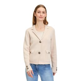 Betty Barclay Damen Strickjacke "Damen mit aufgesetzten Taschen", grau, Gr. 36, Strick, Obermaterial: 82% Baumwolle, 18% Polyester, Strickjacken,