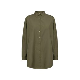soyaconcept Damen Blusentop "Soya Concept Shirt SC-NETTI"7750 olive, Gr. L, Obermaterial: 53% Polyester, 47% Baumwolle, Blusen