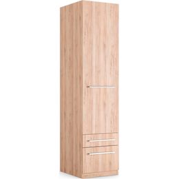 Kleiderschrank Priess, B:48cm H:193cm T:54cm, braun, Holzwerkstoff, Schlafzimmer, Schr&auml;nke, "Schrank Garderobe W&auml;scheschrank Barcelona in 5 Breiten",