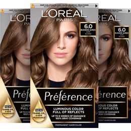 L'Or&eacute;al L'OR&Eacute;AL PARIS Damen Coloration "Pr&eacute;f&eacute;rence", braun, Colorationen, mit pflegender Formel