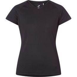 Energetics Damen Trainingsshirt "Da.-T-Shirt Natalja SS W", schwarz, Gr. M, unifarben, Obermaterial: 100% Polyester, Shirts, Kurzarm-Design, schnell