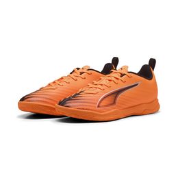 Puma Kinder Fu&szlig;ballschuh "ULTRA 6 PLAY Futsalschuhe Jugendliche", Gr. 36heat fire schwarz glowing rot orange, Obermaterial: Synthetik, Textil;