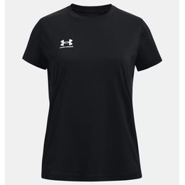 Under Armour M&auml;dchen Trainingsshirt "UA G'S CH. TRAIN SS", wei&szlig;, Gr. S, Obermaterial: 100% Polyester, Shirts, f&uuml;r Kinder, atmungsaktiv, schnell