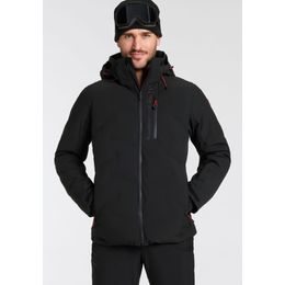 Icepeak Herren Skijacke "H SKIJACKE FOLEY", schwarz, Gr. 58, unifarben, Softshell, Obermaterial: 88% Polyester, 12% Elasthan, Jacken,