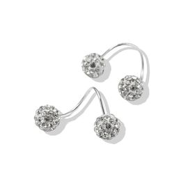Firetti Kinder Paar Ohrstecker "Schmuck Geschenk Silber 925 Ohrschmuck Ohrringe", 6mm, Silber 925 (Sterlingsilber)silberfarben, kristallwei&szlig;,
