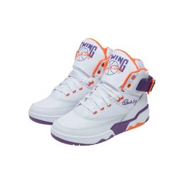 Ewing Herren Trainingsschuh "Ewing Ewing 33 HI Phoenix", Gr. 10,5wei&szlig;, amaranth lila, vibrant orange, Leder, Schuhe