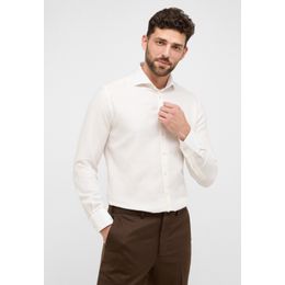 Eterna Herren Langarmhemd "COMFORT FIT", wei&szlig;, Gr. 40, 59% cotton, 41% Leinen, Hemden, EASY IRON (b&uuml;gelleicht)