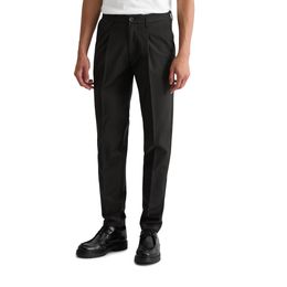Marc O'Polo MARC O'POLO Herren Chinohose "aus weichem Technical Wool Blend"schwarz, Gr. 33, unifarben, Obermaterial: 53% Polyester, 43% Wolle (Schafwolle), 4%