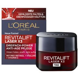 L'Or&eacute;al L'OR&Eacute;AL PARIS Damen Gesichtspflege-Set "Revitalift Laser Gesichtspflegeset", transparent, Hautpflegemittel, mit Hyaluron