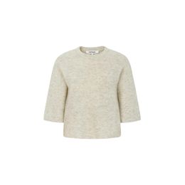 Soft Rebels Damen Strickpullover "Soft Rebels Sweater SRHema"719 pumice stone m&eacute;lange, Gr. M, Obermaterial: 47% Nylon, 35% Wolle, 15% Alpaka, 3%