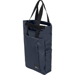 Jack Wolfskin Damen Tragetasche "EVE", blau, Obermaterial: 100% Polyester, Taschen, aus CROSSRIP 300 D RE Material, mit gepolstertem R&uuml;cken und Boden
