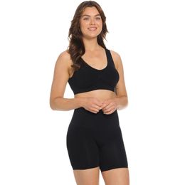 Damen Slip, MAGIC BODYFASHION, Gr. XXL, schwarz, Obermaterial: 90% Polyamid, 10% Elasthan, Unterhosen, mittlere Formung, schimmert, nahtlos, eng,