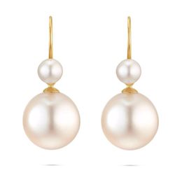 YAMŌKO Ohrringe Damen Gr&ouml;&szlig;e One Size gold / perlwei&szlig;