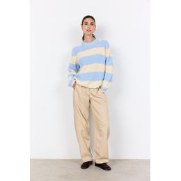 soyaconcept Damen Strickpullover "SC-REMONE STRIPE 38", bunt, Gr. S, gestreift, Strick, Obermaterial: 60% Baumwolle, 40% Polyamid, Pullover, aus