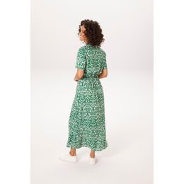 Aniston CASUAL Damen Sommerkleid, gr&uuml;n, Gr. 44, bedruckt, gebl&uuml;mt, gemustert, Web, Obermaterial: 100% Viskose, Kleider, mit Ornamenten und grafischen