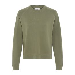 Marc O'Polo Damen Sweatshirtdesert sage, Gr. L, MARC O'POLO DENIM, Sweatware, Obermaterial: 100% Baumwolle, Sweatshirts, R&uuml;ckenteil dezent l&auml;nger, kleine