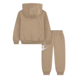 Nike Sportswear Jungen Jogginganzug "NKN CLUB FLEECE SET"hemp, Gr. 92, Sweatware, Obermaterial: 60% Baumwolle, 40% Polyester, Sportanz&uuml;ge, mit