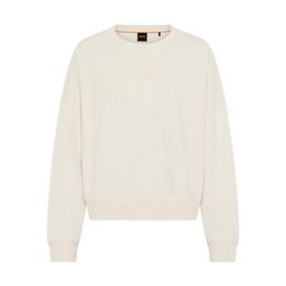 BOSS Orange Damen Sweater "Ever Premium Damenmode", beige, Gr. XS, unifarben, Sweatware, Obermaterial: 100% Baumwolle, Sweatshirts, mit
