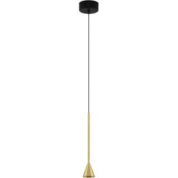 NOVA LUCE LED-H&auml;ngeleuchte "NET", 1, &Oslash; 6cm, 1 Stk., gold, Leuchten