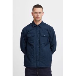 Blend Herren Hemdjacke "BHJacket", blau, Gr. M, unifarben, 100% Nylon, Jacken, Stilvolle &Uuml;bergangsjacke mit Taschen