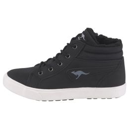 Kangaroos M&auml;dchen Sneaker "KaVu I", Gr. 32, schwarz, Synthetik, Schuhe, gef&uuml;ttert