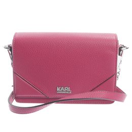 K by KARL LAGERFELD Karl Lagerfeld Schultertasche / Umh&auml;ngetasche Damen Gr&ouml;&szlig;e One Size Second Hand rosa