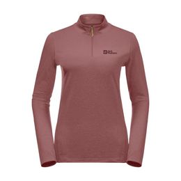 Jack Wolfskin Damen Stehkragenpullover "SKY THERMAL HZ W", rot, Gr. XXL, Hauptmaterial: 100% Polyester, Pullover