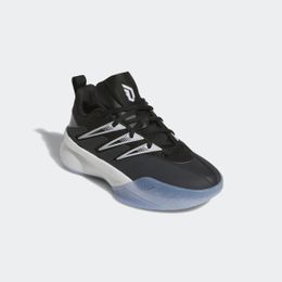 M&auml;dchen Basketballschuh "DAME CERTIFIED 3 KIDS", adidas Performance, Gr. 37, schwarz, Synthetik, Textil, Schuhe, f&uuml;r Kinder