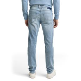 Tom Tailor Herren Slim-fit-Jeans "Josh", blau, Gr. 38, unifarben, Denim/Jeans, Obermaterial: 98% Baumwolle, 2% Elasthan, Jeans, im Five-Pocket Style