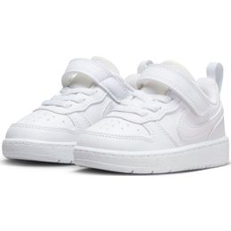 Nike Sportswear M&auml;dchen Sneaker "COURT BOROUGH LOW RECRAFT (TD)", Gr. 27, wei&szlig;, Synthetik, Textil, Schuhe, Design auf den Spuren des Air Force 1