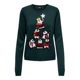 Only Sweater 'XMAS' female Green size L