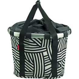 Klickfix Bikebasket Lenkertasche mit Aluminumrahmen Zebra
