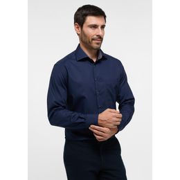 Eterna Herren Langarmhemd "MODERN FIT"navy, Gr. 44, Popeline, 100% cotton, Hemden, NON IRON (b&uuml;gelfrei)
