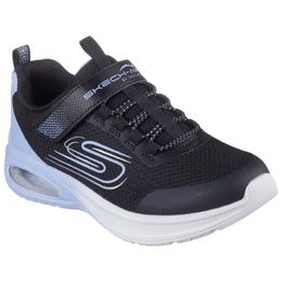 Skechers M&auml;dchen Sneaker "MICROSPEC MAX ADVANCE", Gr. 28, bunt, Lederimitat, Textil, kontrastfarbene Details, Schuhe, Slip-OnSneaker,