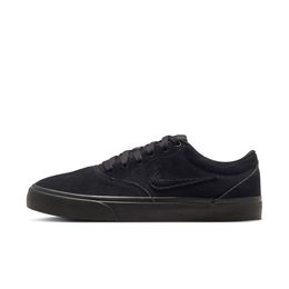 Nike Sportswear Damen Sneaker "W CHARGE SUEDE", Gr. 42,5schwarz, schwarz, schwarz, Leder, Schuhe
