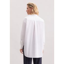 Seidensticker Damen Longbluse, wei&szlig;, Gr. 34, unifarben, 100% Baumwolle, Blusen, 1/1 Kragen Uni