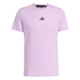 adidas Performance Funktionsshirt 'Designed For Training' Herren Gr&ouml;&szlig;e M lila / schwarz