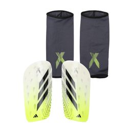adidas Performance Schienbeinschoner 'X League' Herren Gr&ouml;&szlig;e S limone / grau / schwarz / wei&szlig;