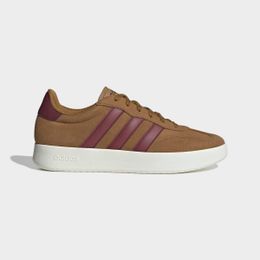 Herren Sneaker "BARREDA", adidas Sportswear, Gr. 41, wei&szlig;, Leder, Synthetik, Schuhe, inspiriert vom Design des adidas handball spezial